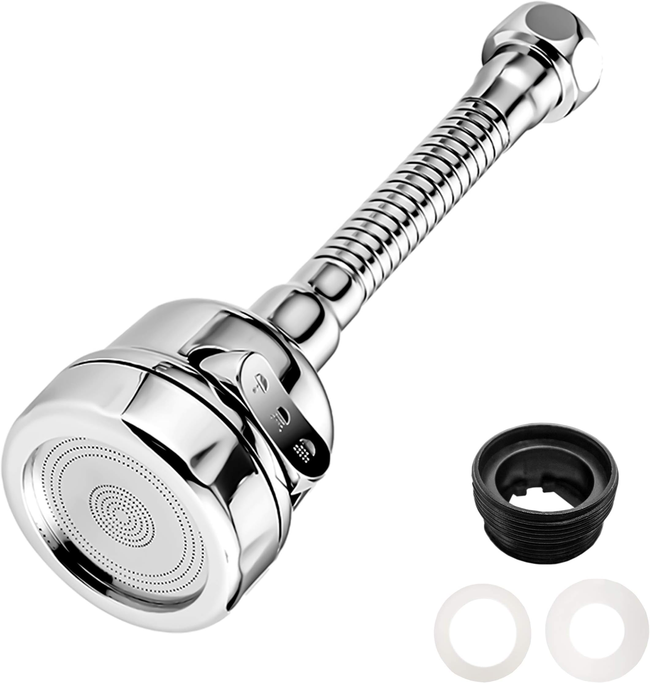 Kitchen Faucet Aerator Sink Tap Sprayer Head, 3 Molds Adjustable Faucet ...