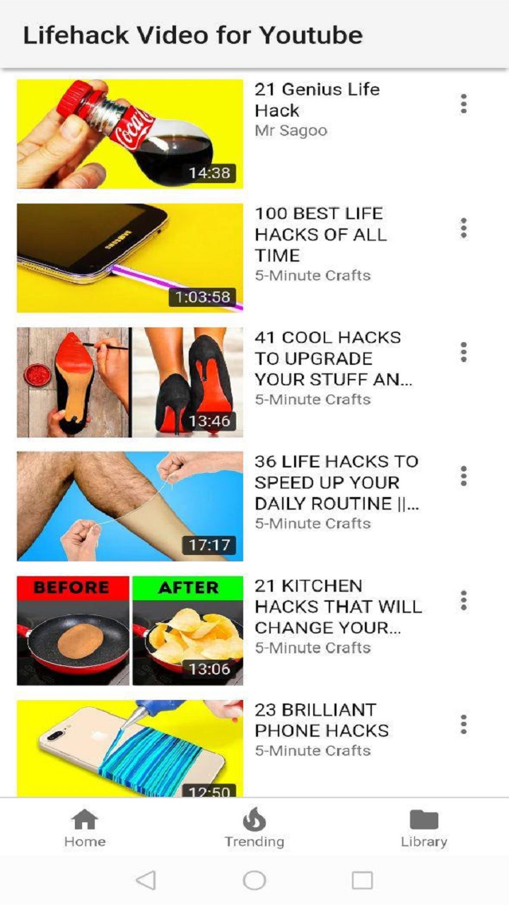 Lifehack Video for Youtube - App on Amazon Appstore