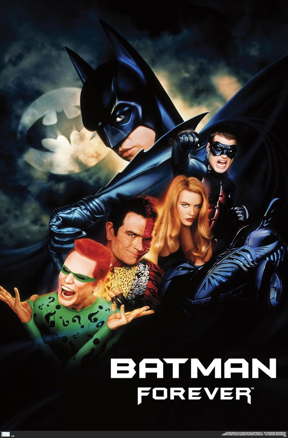 Amazon.com: DC Comics Movie Batman Forever - One Sheet Wall Poster, 34L ...