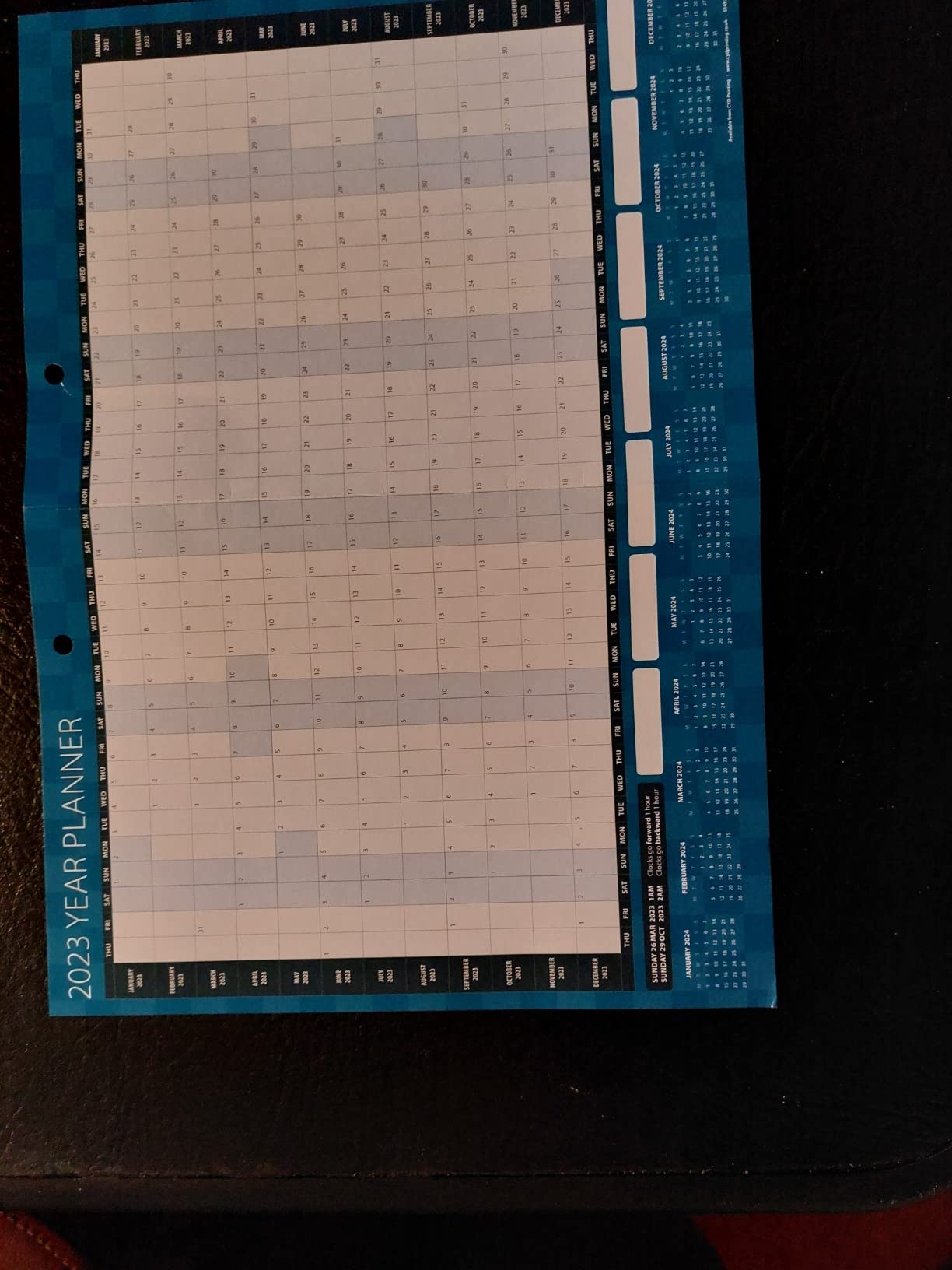 A2 / A4 2025 Wall Year Planner/Academic Year 2024/2025 Double Sided (A4 ...