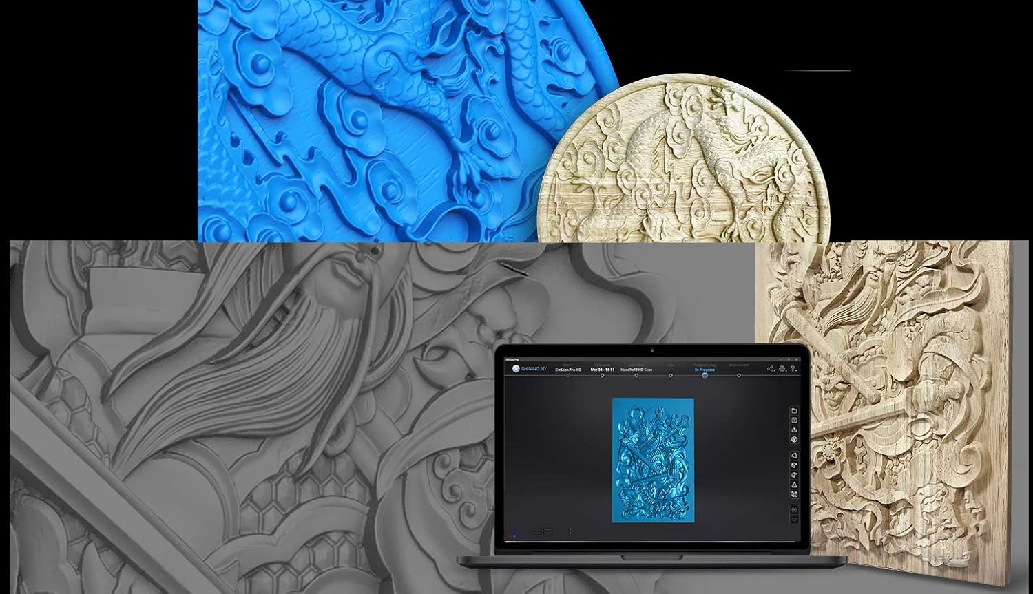 Review Shining 3D Ultra Edition - Einscan Pro HD Handheld 3D Scanner with Solid Edge Shining3D ...