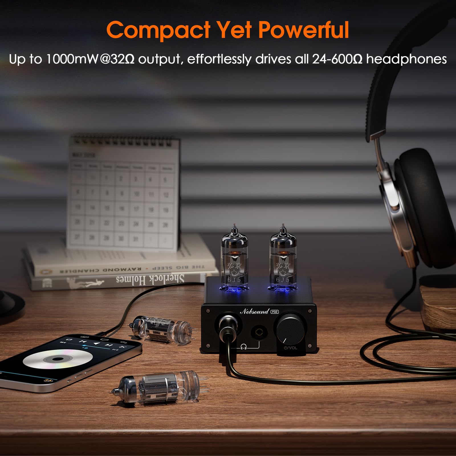 Snapklik.com : Nobsound P32 Tube Headphone Amplifier: 1000mW HiFi ...