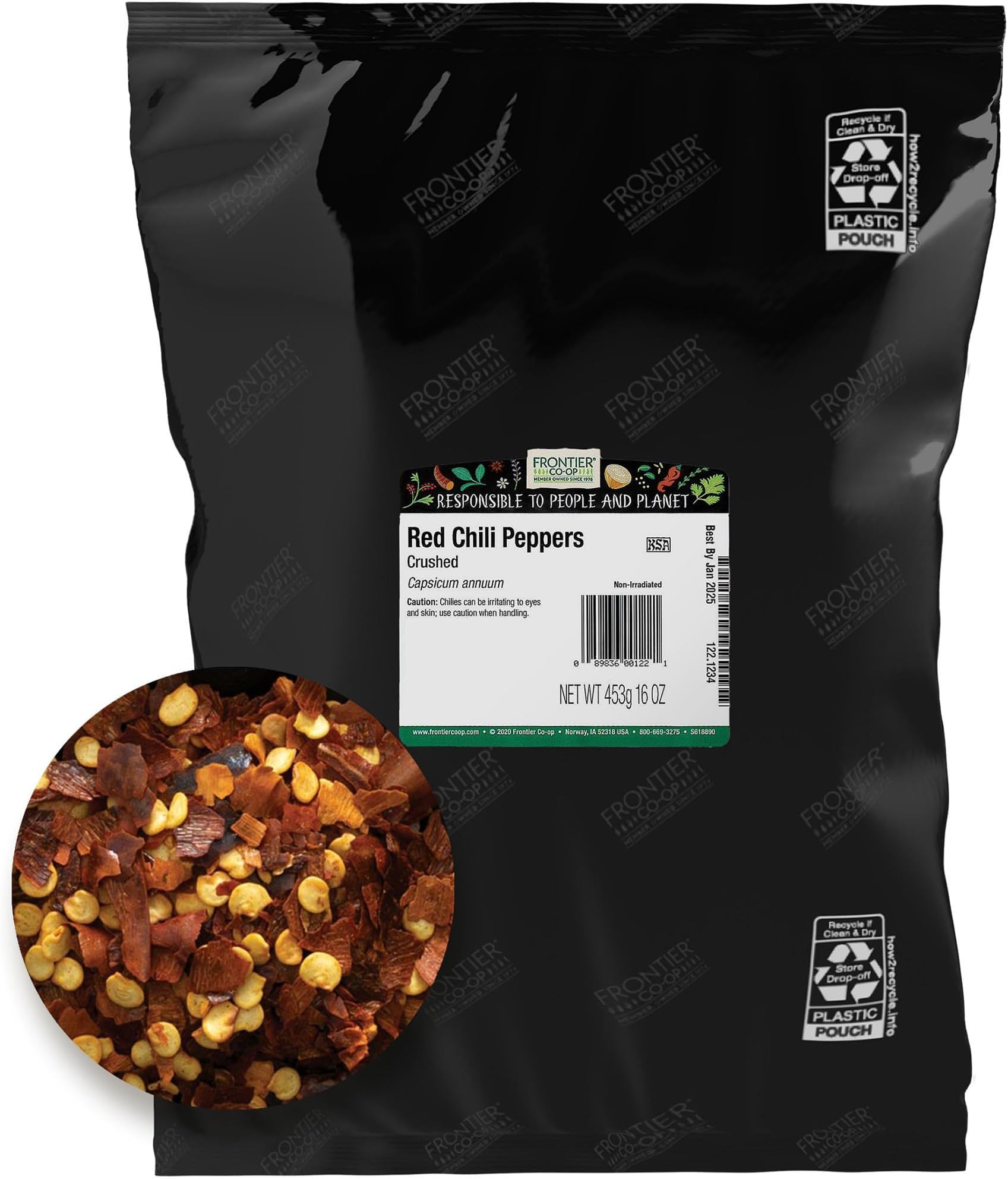 Amazon.com : Crushed Red Pepper Flakes 5 Pound Bulk Value Pack - Chili ...