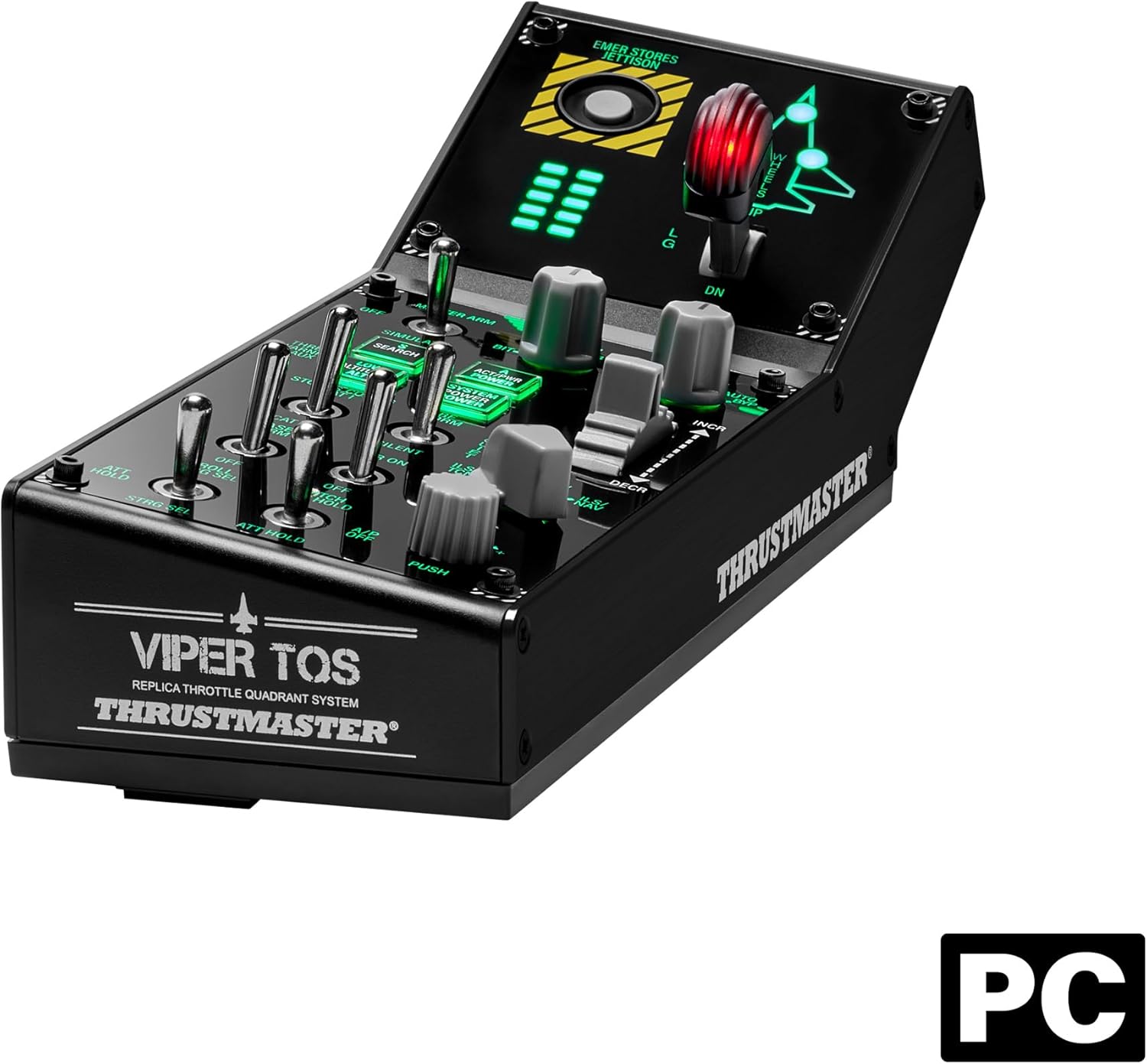 Thrustmaster Viper Panel: Backlit Control Panel, For Use with Viper TQS ...