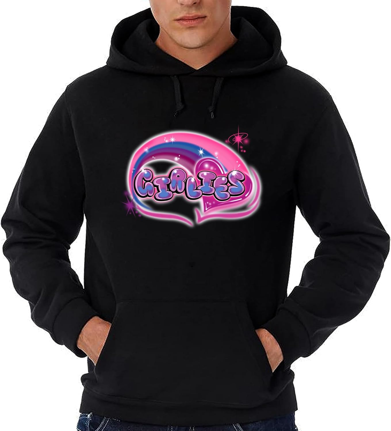 Amazon.com: Generic Larray Girlies Merch Unisex-Adult Hoodie, Black ...