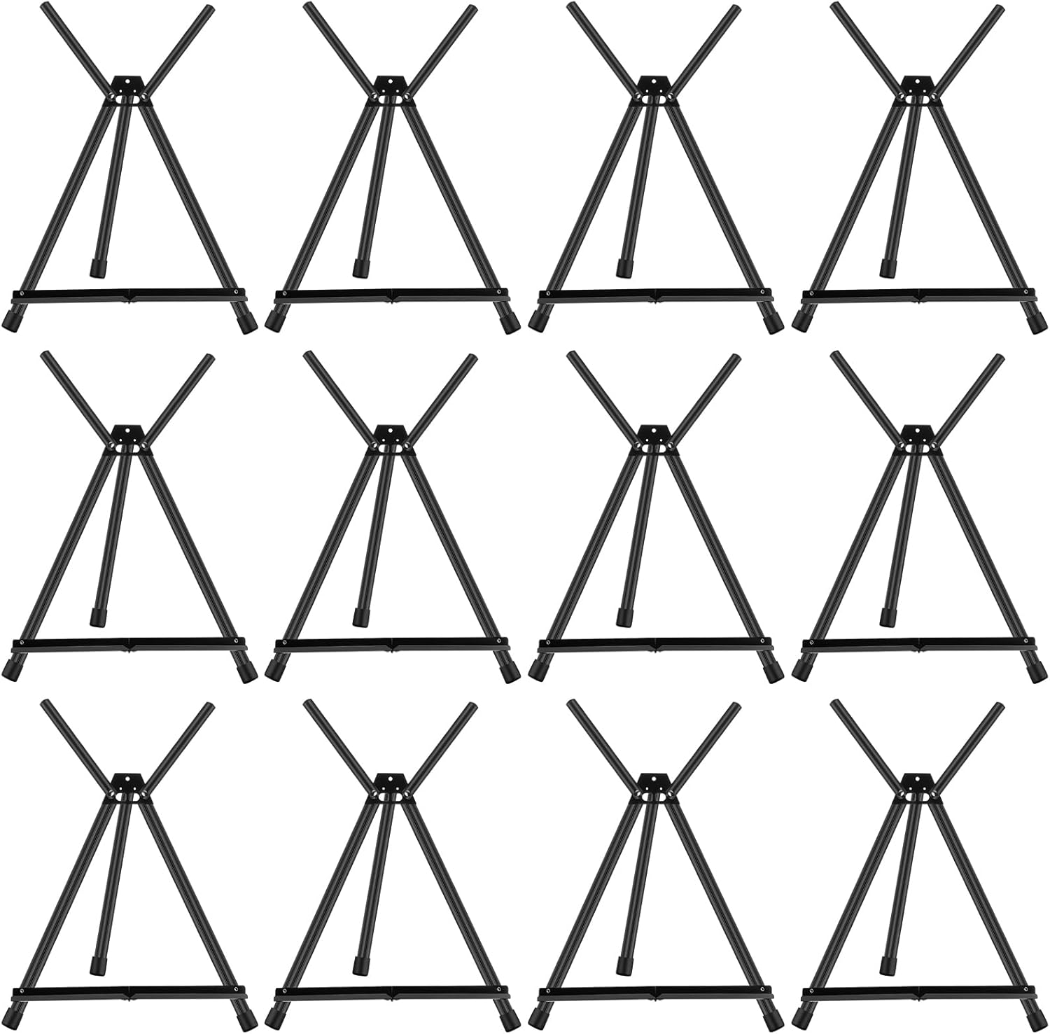 Amazon.com: Xinnun 12 Pcs Aluminum 15'' to 21'' High Tabletop Easel ...