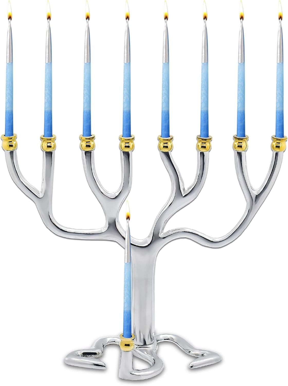 Tree of Life – Menorá de Hanukkah Se adapta a todas las velas estándar ...