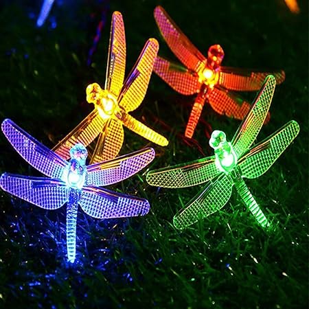 Amazon.com: WSgift Solar Hummingbird String Lights, 15.8 Ft 30 Warm ...