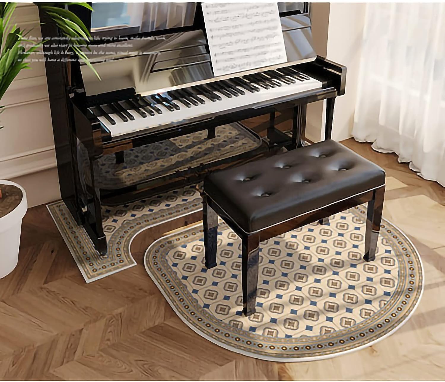 Amazon.com - Soundproof Rug for Piano, Ultimate Upright Piano Carpet ...