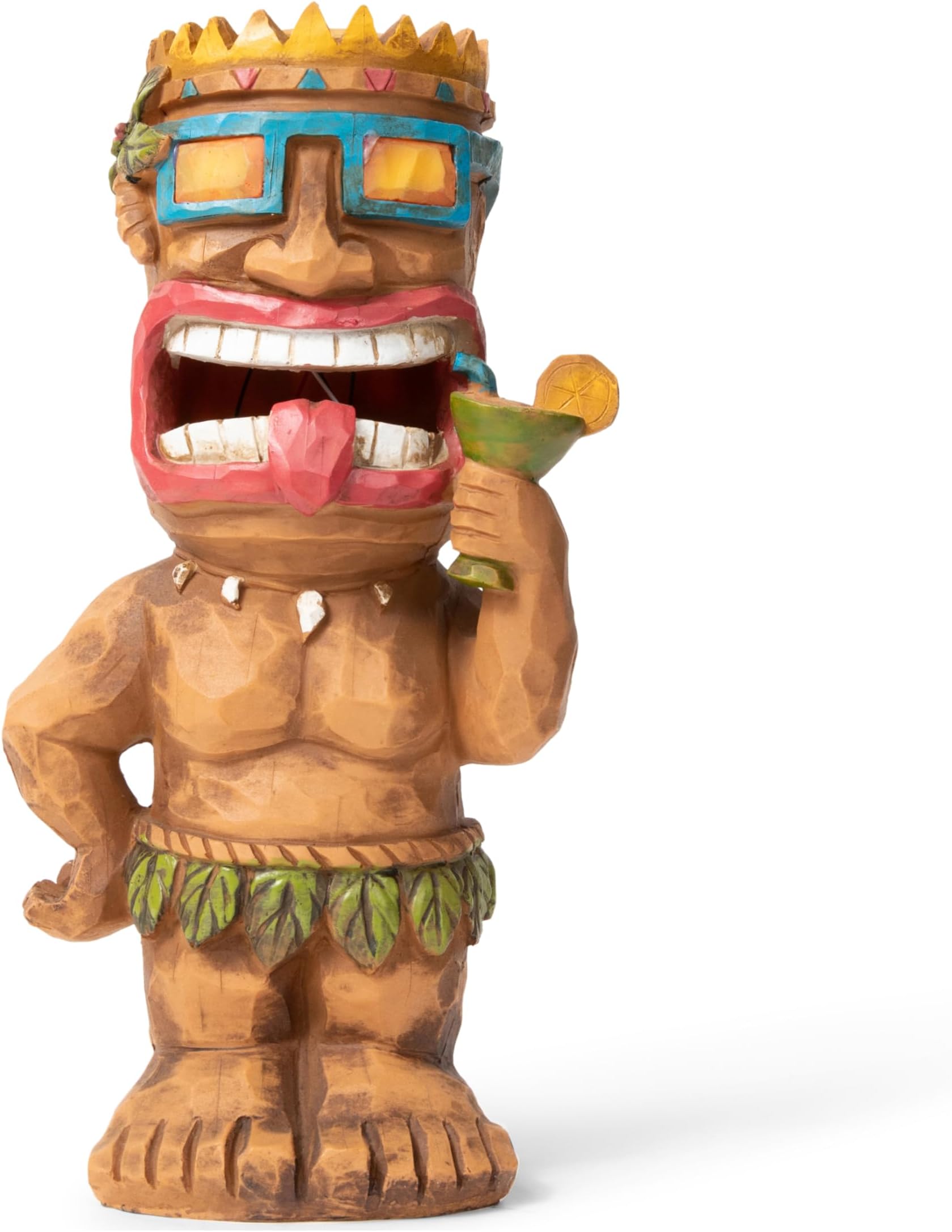 Amazon.com: Large Solar Tiki Garden Statue, 26 * 5 Inch Funny Resin ...