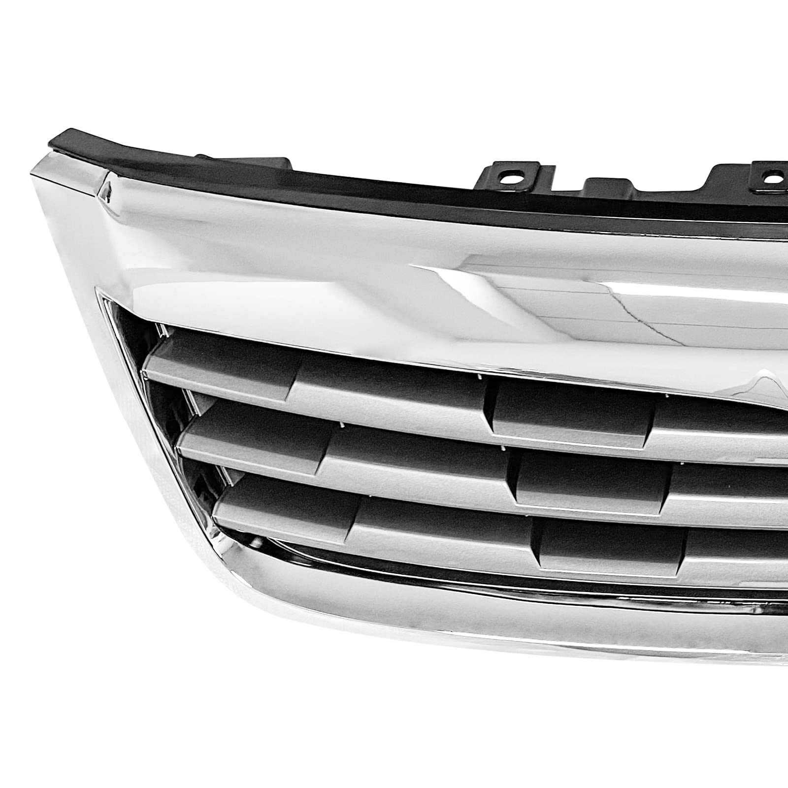 Snapklik.com : Kspeed Chrome Front Bumper Grille Fit For 2009-2010 ...