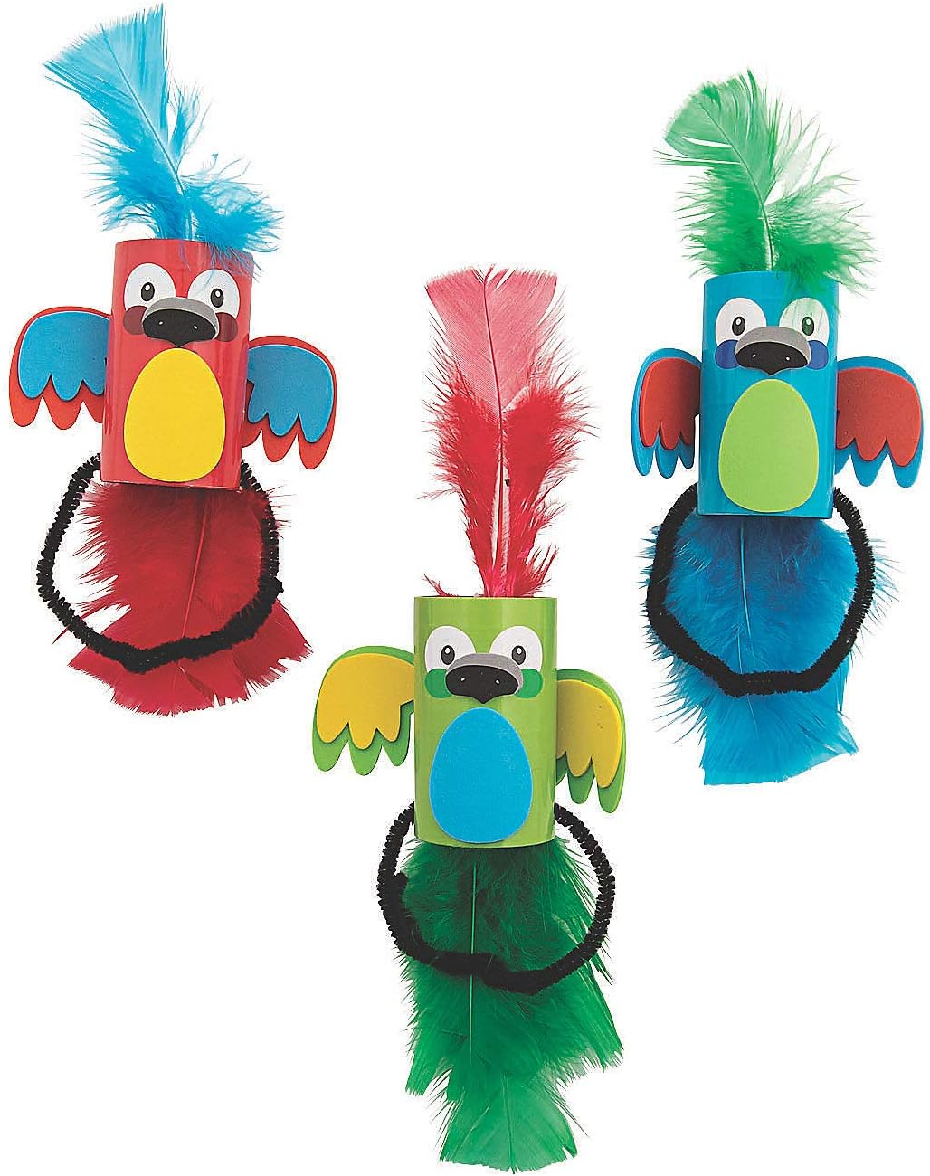 Amazon.com: Fun Express Parrot Bracelet Craft Kit-12 - Crafts for Kids ...