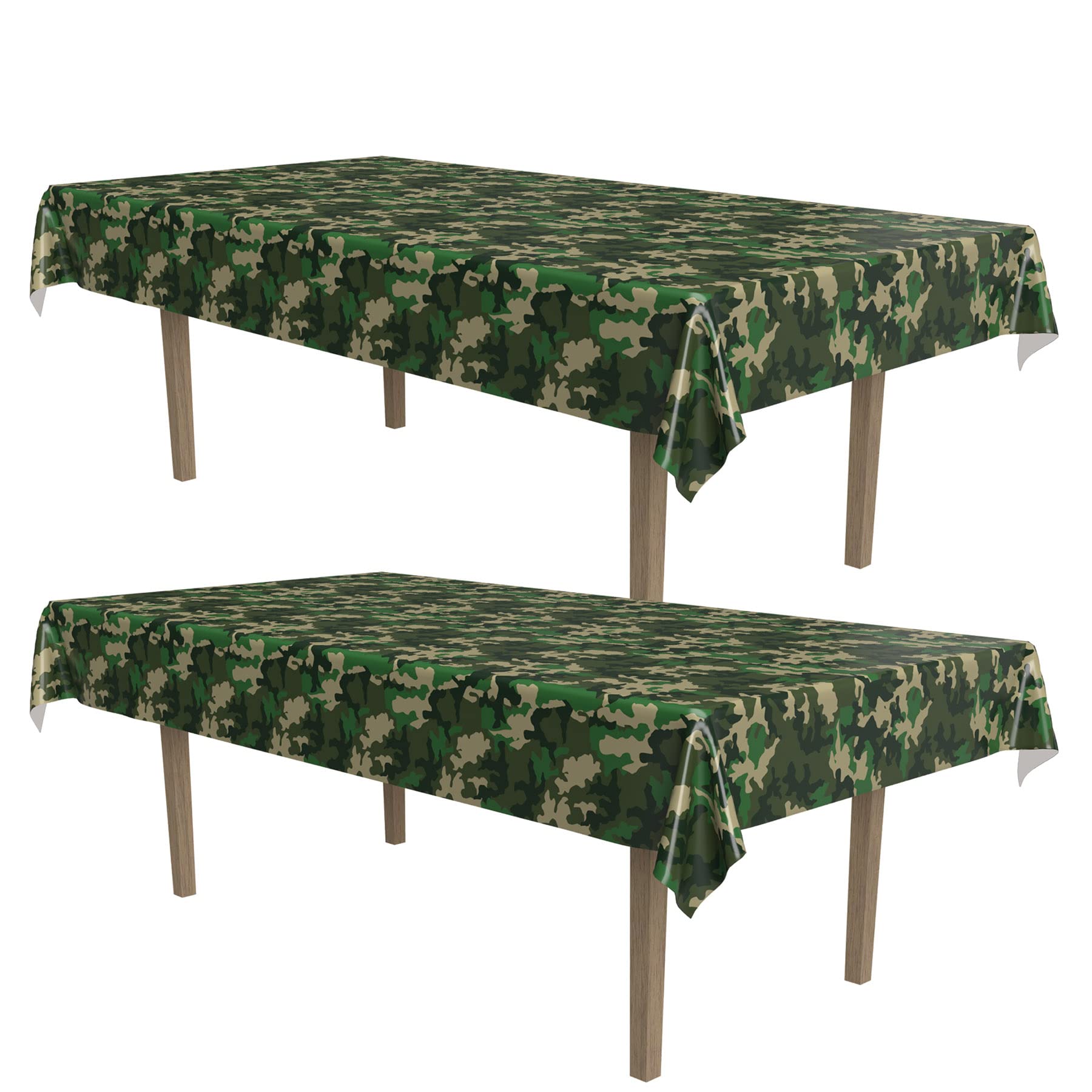 Amazon.com: Beistle Camo Tablecovers, 54” x 108”, 2 Pieces – Plastic ...