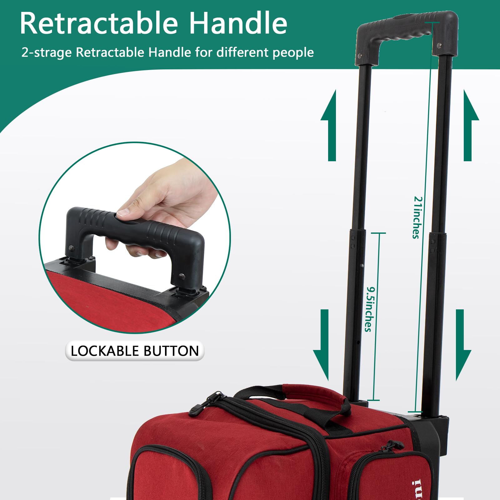 Snapklik.com : Goloni Double Roller 2 Ball Bowling Bag
