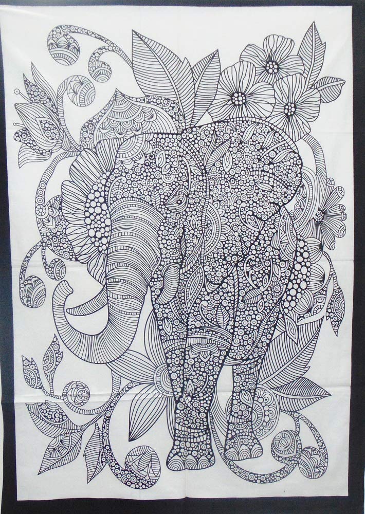 Gypsy Elephant Drawing African Forest Elephant Painting | African