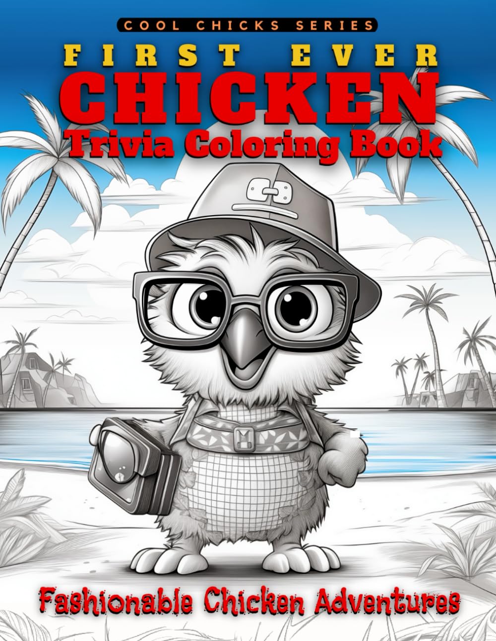 Amazon.com: First Ever Chicken Trivia Coloring Book—Fashionable Chicken ...