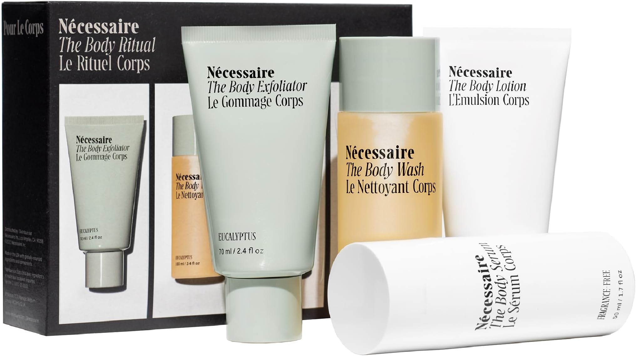 Amazon.com : Nécessaire The Body Ritual Set. 4 x Travel-Size. Smooth ...