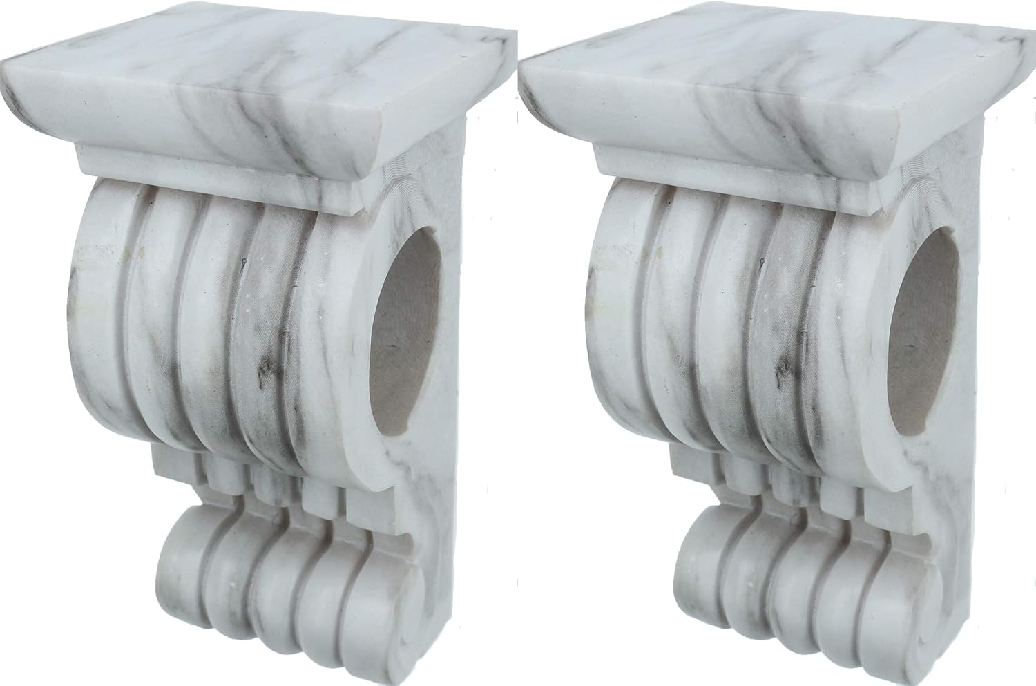 Amazon.com: Urbanest Set of 2 Calais Drapery Sconce, 1 3/8-inch ...