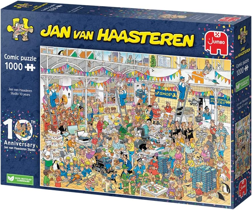 Amazon.com: Jan van Haasteren JvH 10 Years JvH Studio 1000pcs : Toys ...