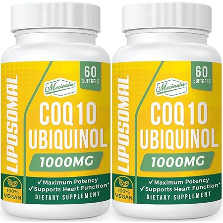 Amazon.com: Liposomal CoQ10 800mg Ubiquinol Softgel, Max Absorption Ubiquinol Coenzyme Q10 ...
