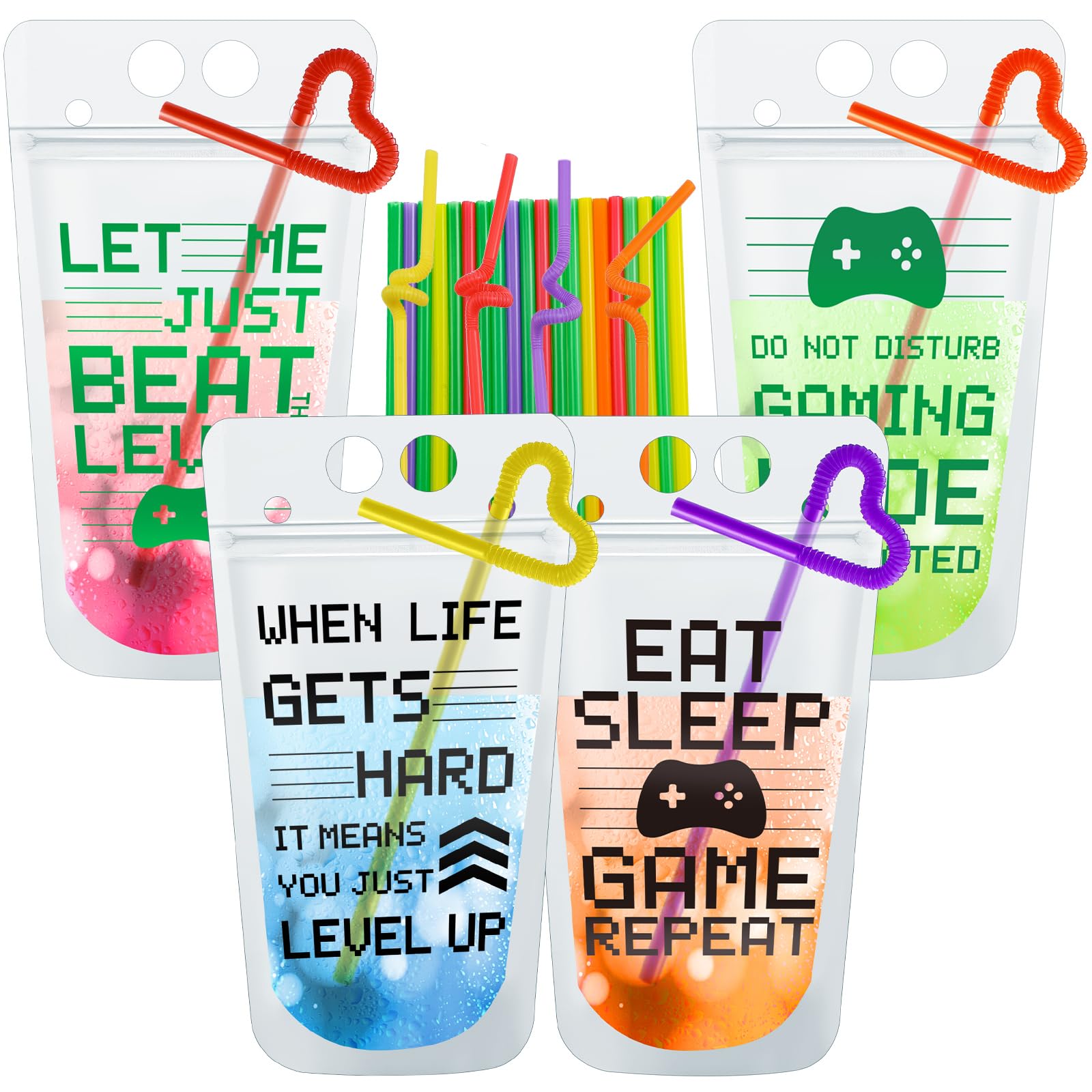 Snapklik.com : 24 Pcs Video Game Party Favors Cups Video Gaming Themed ...