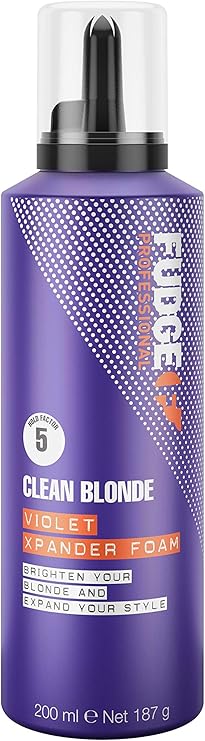 Fudge Professional Clean Blonde Violet Xpander Foam, Toning Volumizing ...