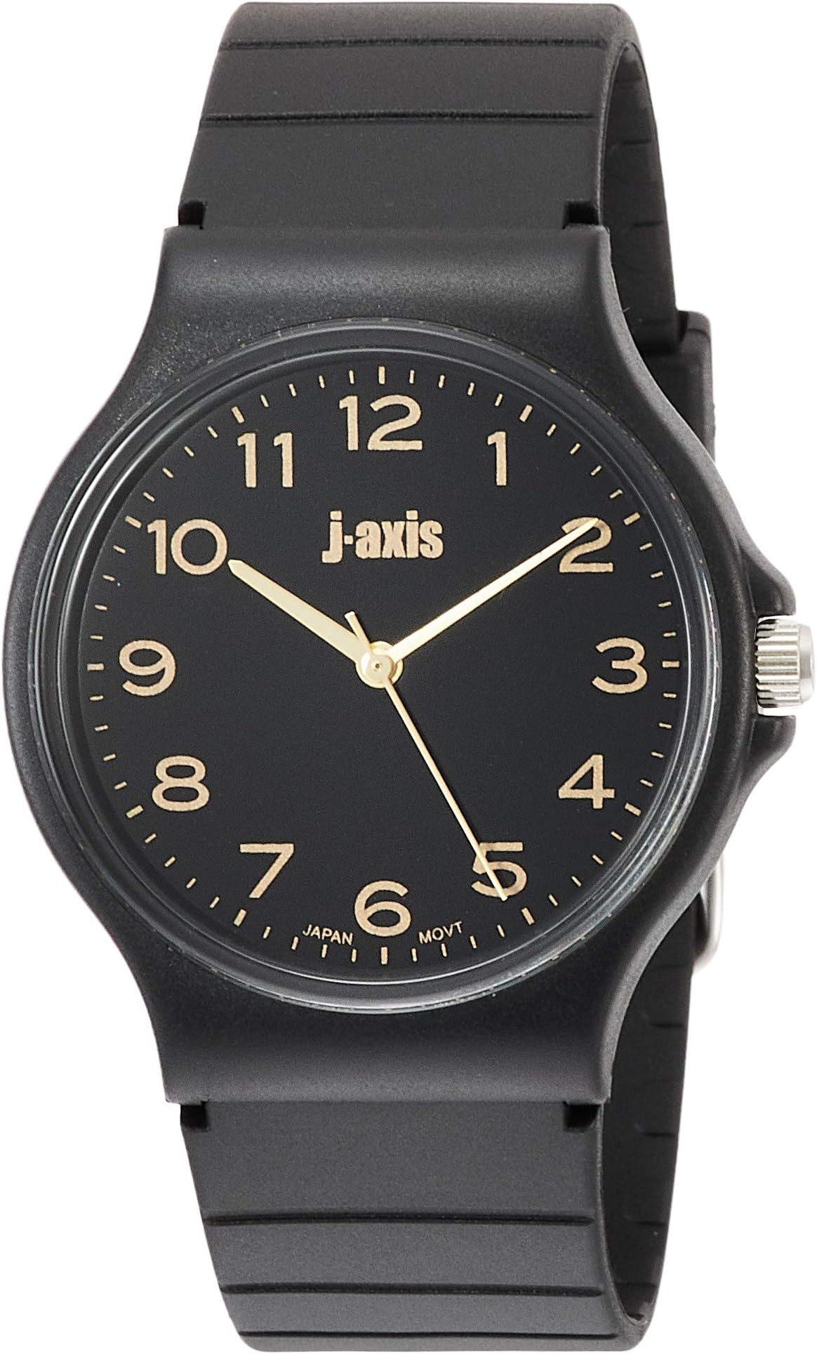 Amazon.co.jp: [シチズン Q&Q] 腕時計 アナログ 防水 ウレタンベルト VP46-853 ブラック ゴールド : ファッション