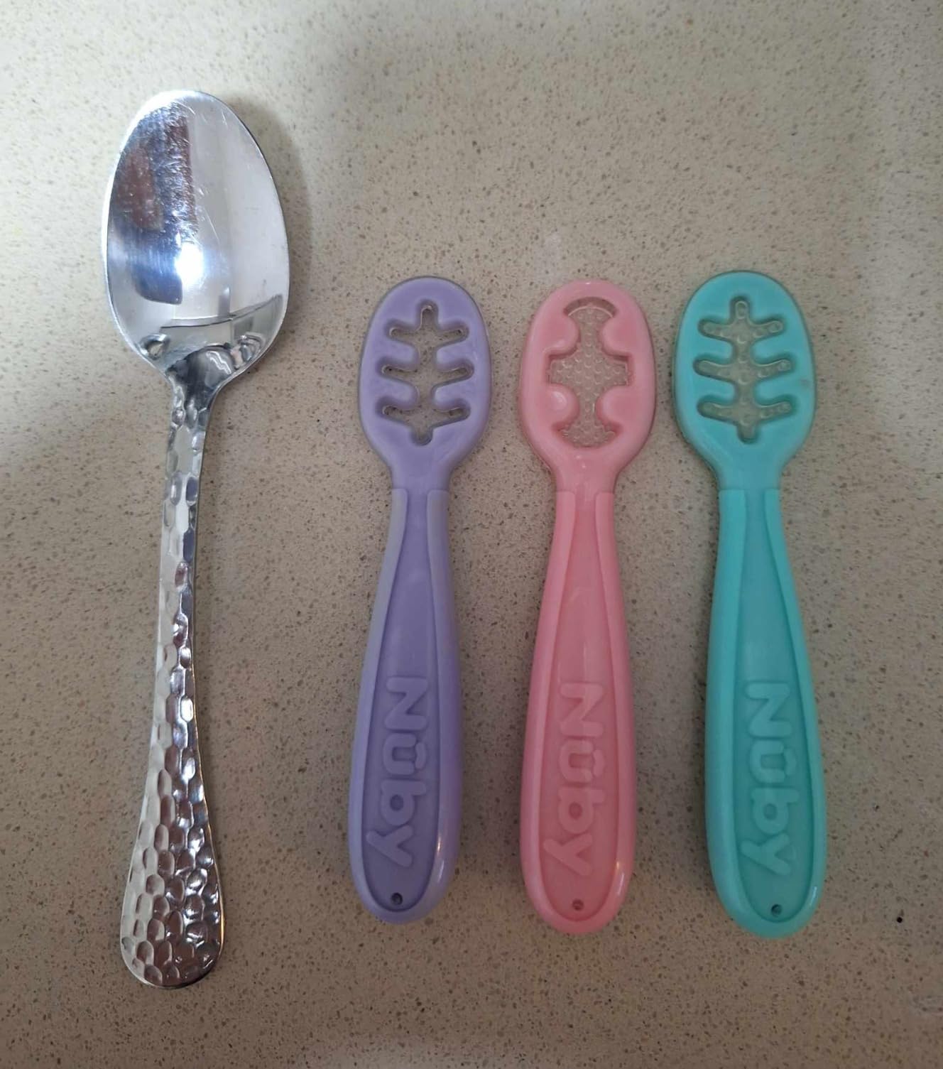Nuby 3 Stage Dipper Spoons : Amazon.com.au: Baby