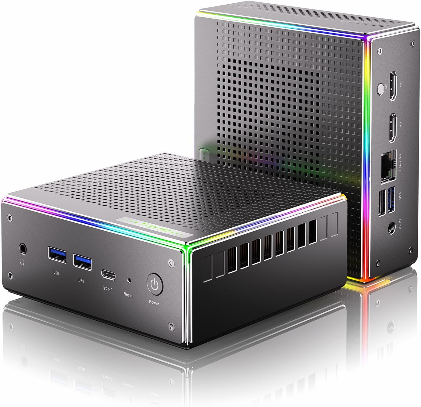 Amazon.com: Trycoo HA-4 Mini PC, AMD Ryzen 7 7840HS(5.1GHz) 8C/16T Mini ...