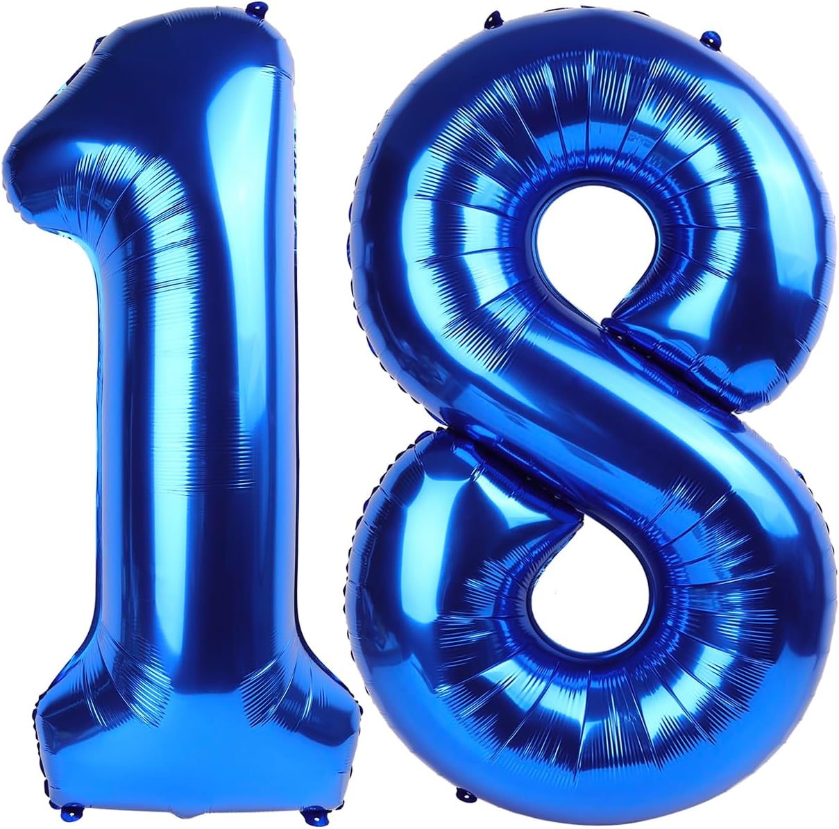 Amazon.com: Navy Blue Number 18 Balloon 40 inch, 18 Number Balloons, 18th Navy Blue Birthday ...