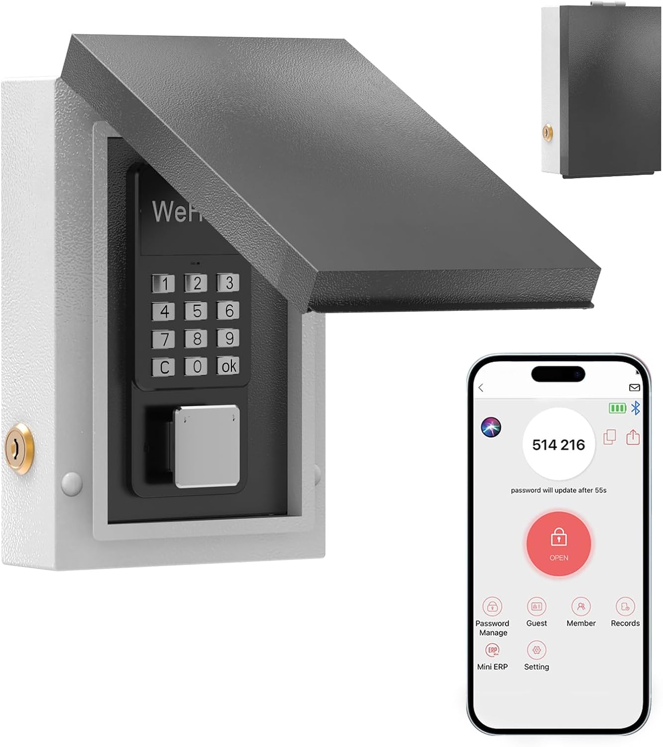 Key Lock Box Wall Mount, Waterproof Smart Lockbox Philippines | Ubuy