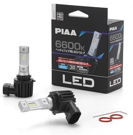 Amazon | PIAA(ピア) 車用 バルブ ヘッドライト/フォグライト用 LED 6600K 〈コントローラーレスタイプ〉 12V 18W 4000lm HB3/4_HIR1/2 3年 ...