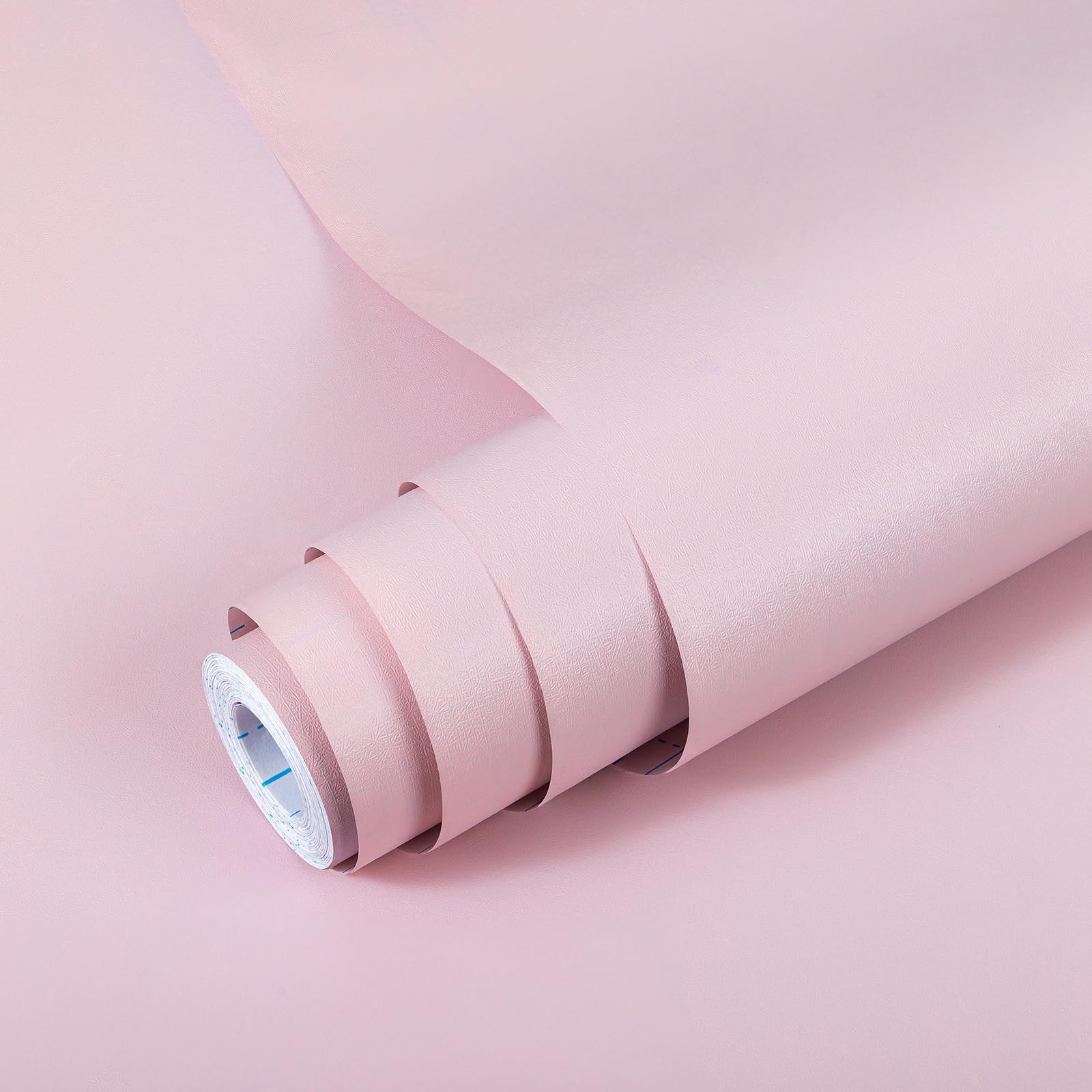 practicalWs Peel and Stick Wallpaper 17.7"x236.2" Light pink Wallpaper ...