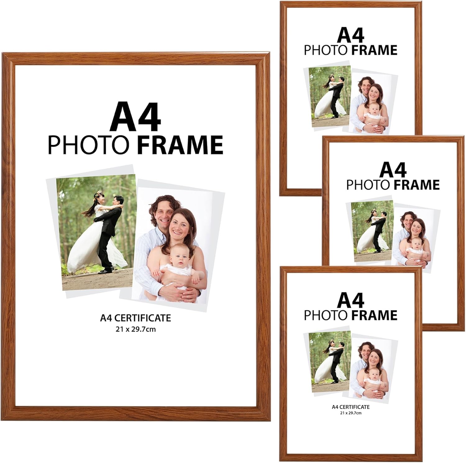 Albert Austin A4 Photo Frame Lightweight A4 Picture Frames with Easy ...