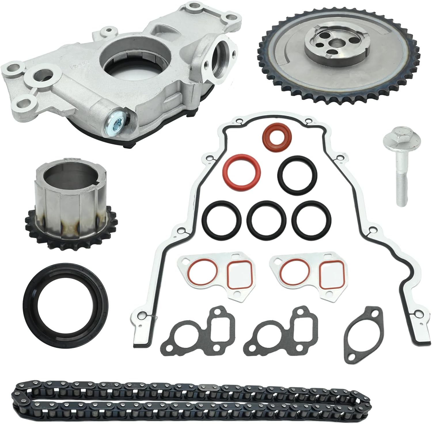Amazon.com: EATAKWARD M295 Oil Pump Timing Chain Kit Timing Cover ...