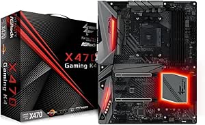 Amazon.com: ASROCK AMD X470 Chip Set ATX Motherboard X470 Gaming K4 ...