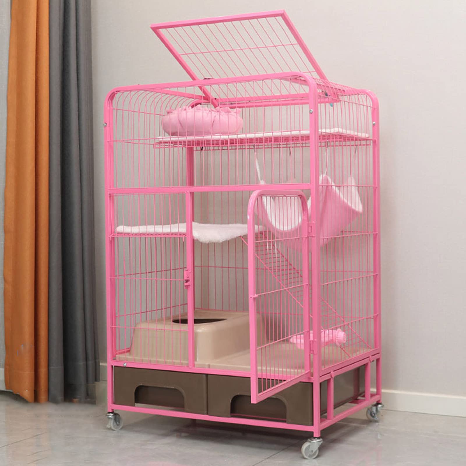 Pink Cat Cage