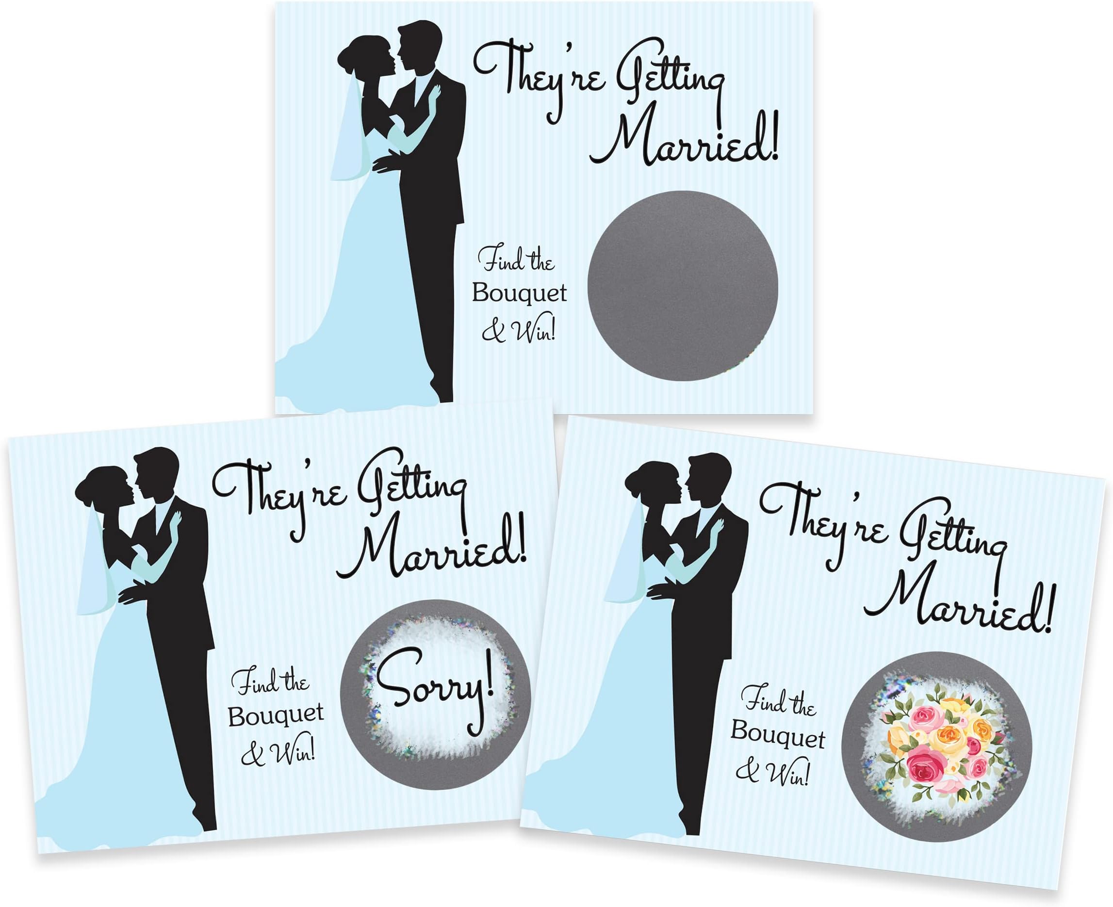 Amazon.com: My Scratch Offs - 26 Pink Floral Scratch Off Bingo Cards ...