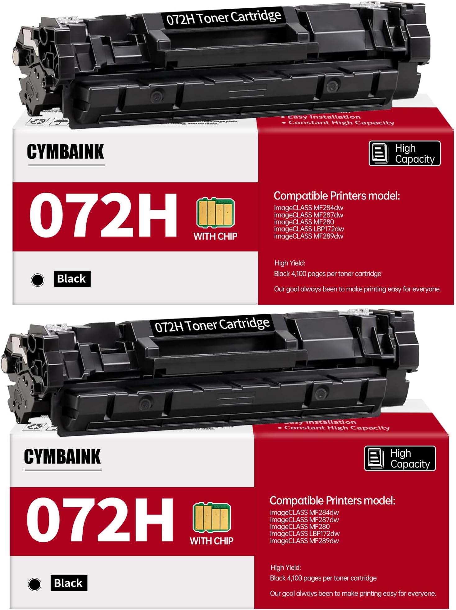 Amazon.com: Canon Genuine 072 Black Toner Cartridge Compatible with ...