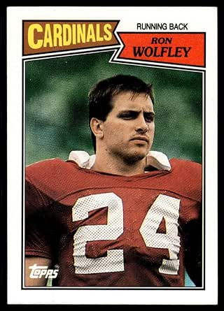 Amazon.com: 1987 Topps #333 Ron Wolfley Cardinals NFL Football Card (RC ...