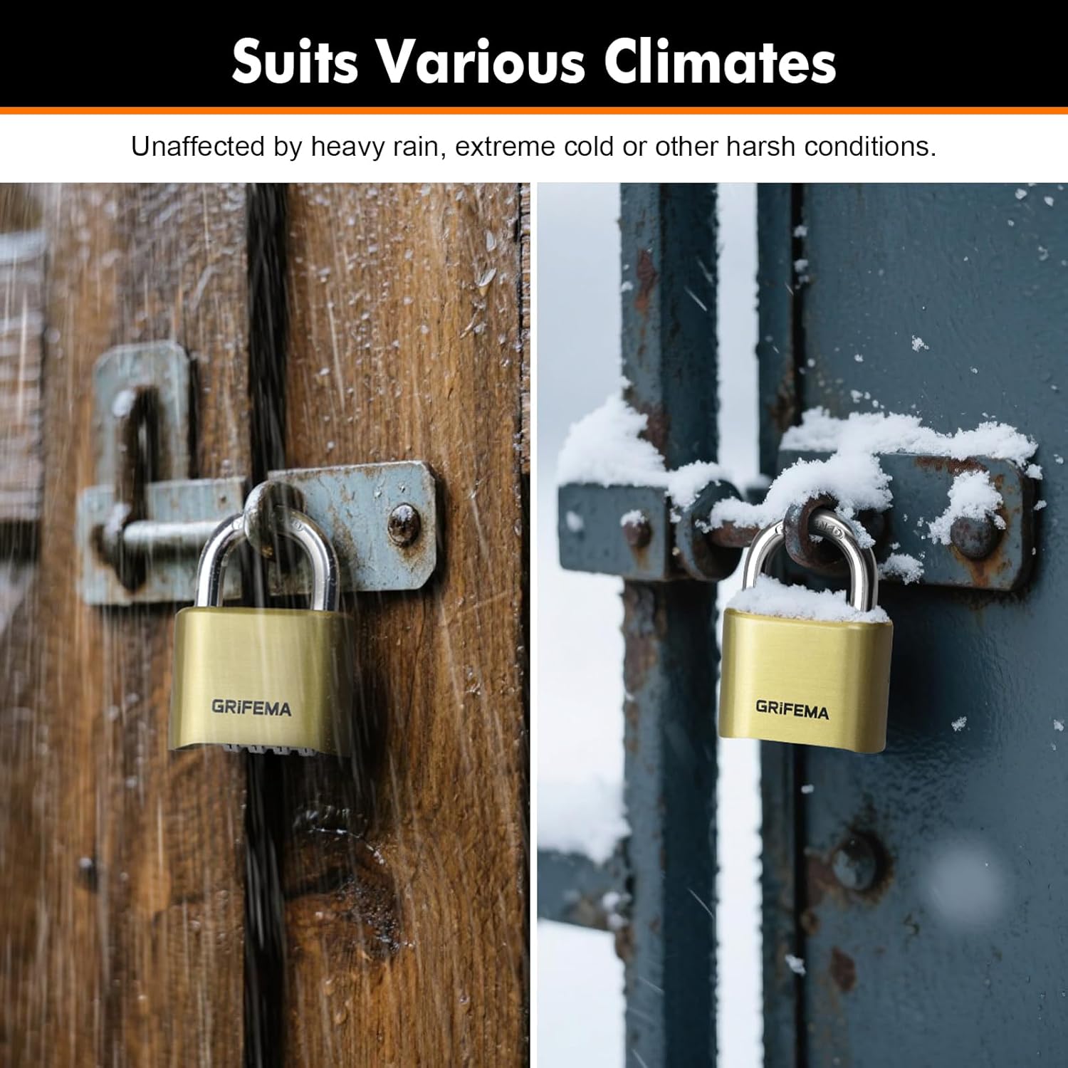 GRIFEMA GA1007 4-Digit Combination Lock User Manual