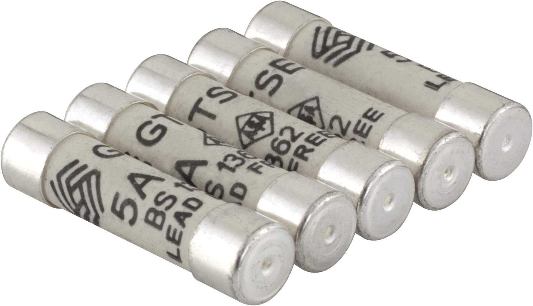 All Trade Direct 5 X 10 Amp Domestic 240V Household Mains Plug Fuse ...