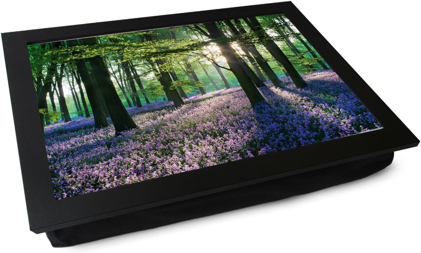 British Garden Birds Lap Tray – Nature-Themed Cushioned Serving Tray ...