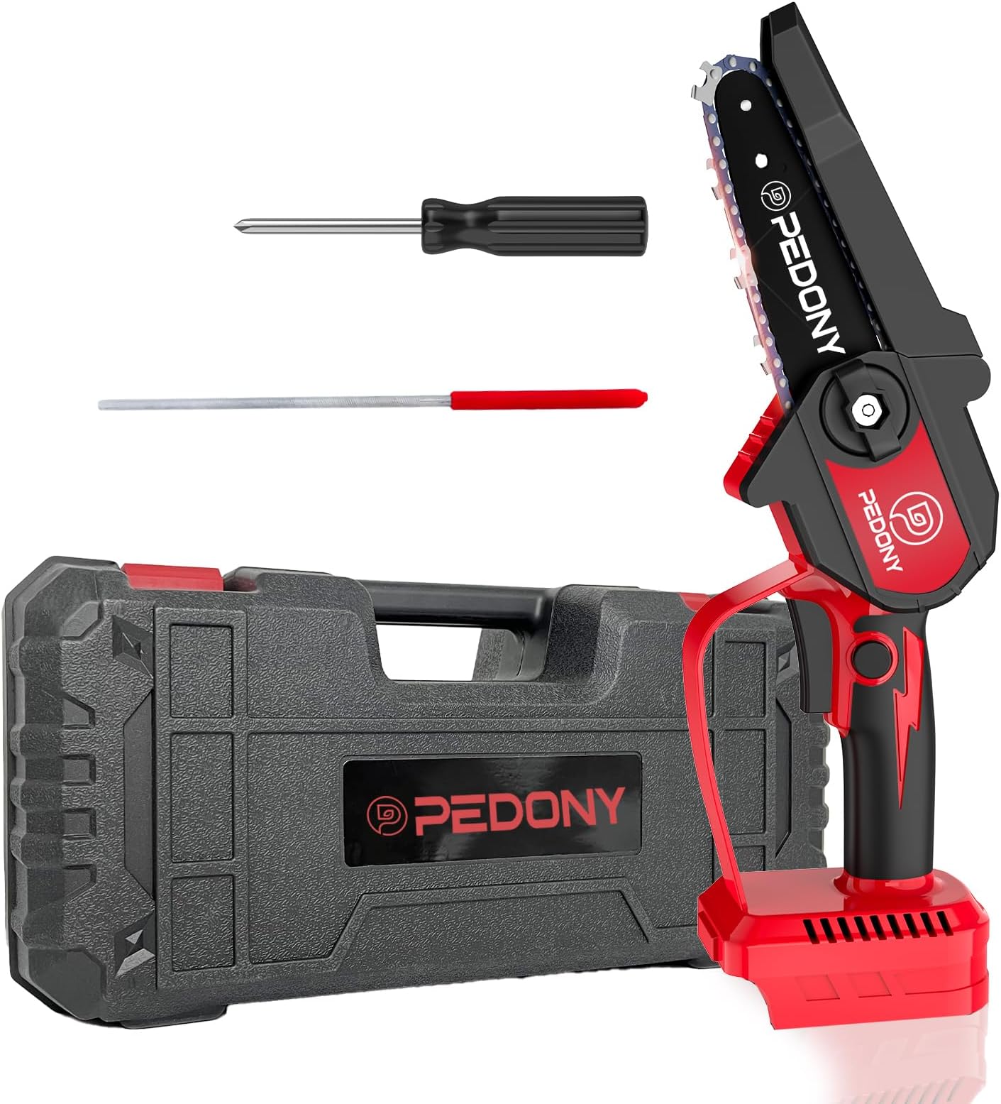 Amazon.com: PEDONY Mini Chainsaw 4’’ for Milwaukee 18V Battery ...
