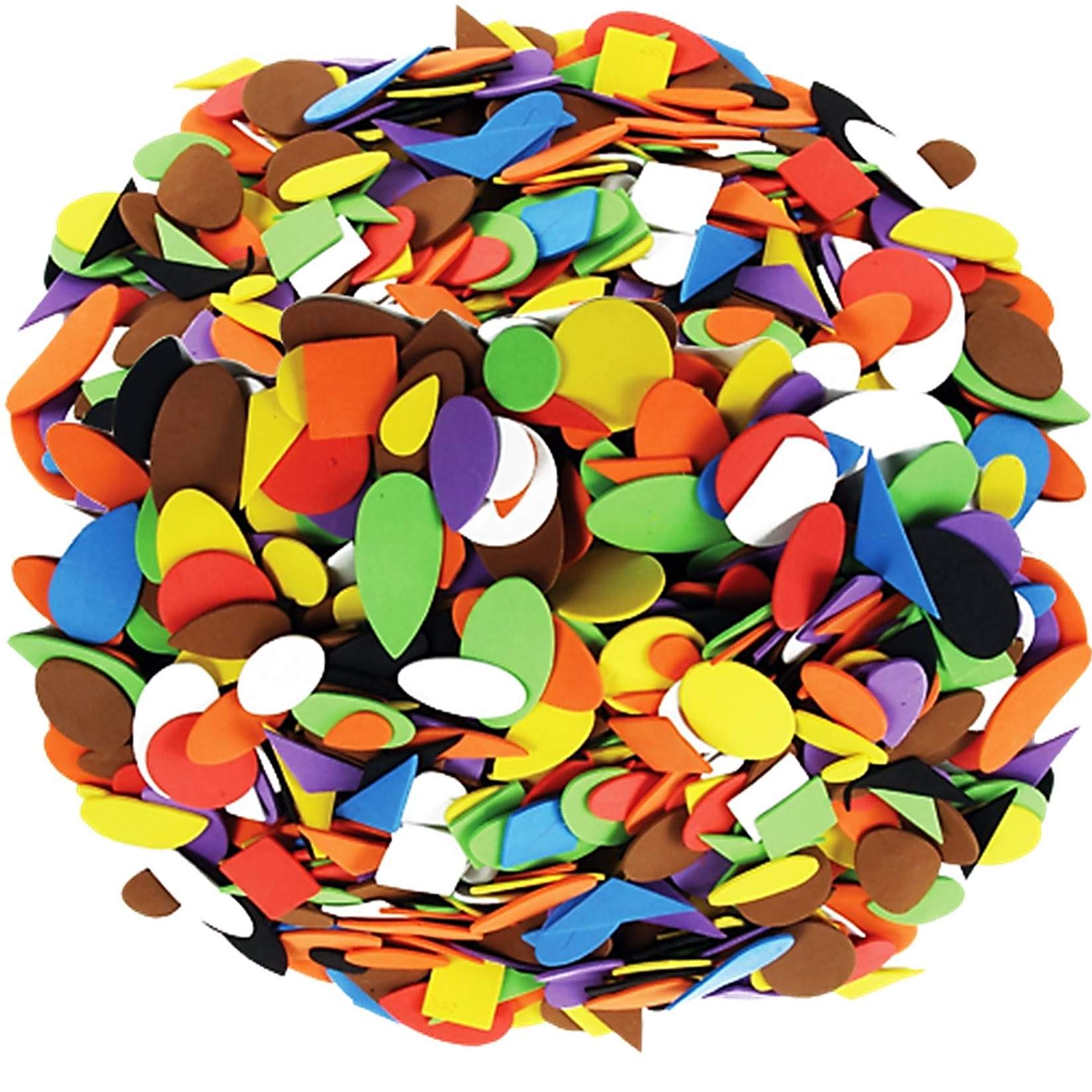 Craft Foam Shapes Pack of 100 by Amazing Arts and Crafts : Amazon.co.uk ...