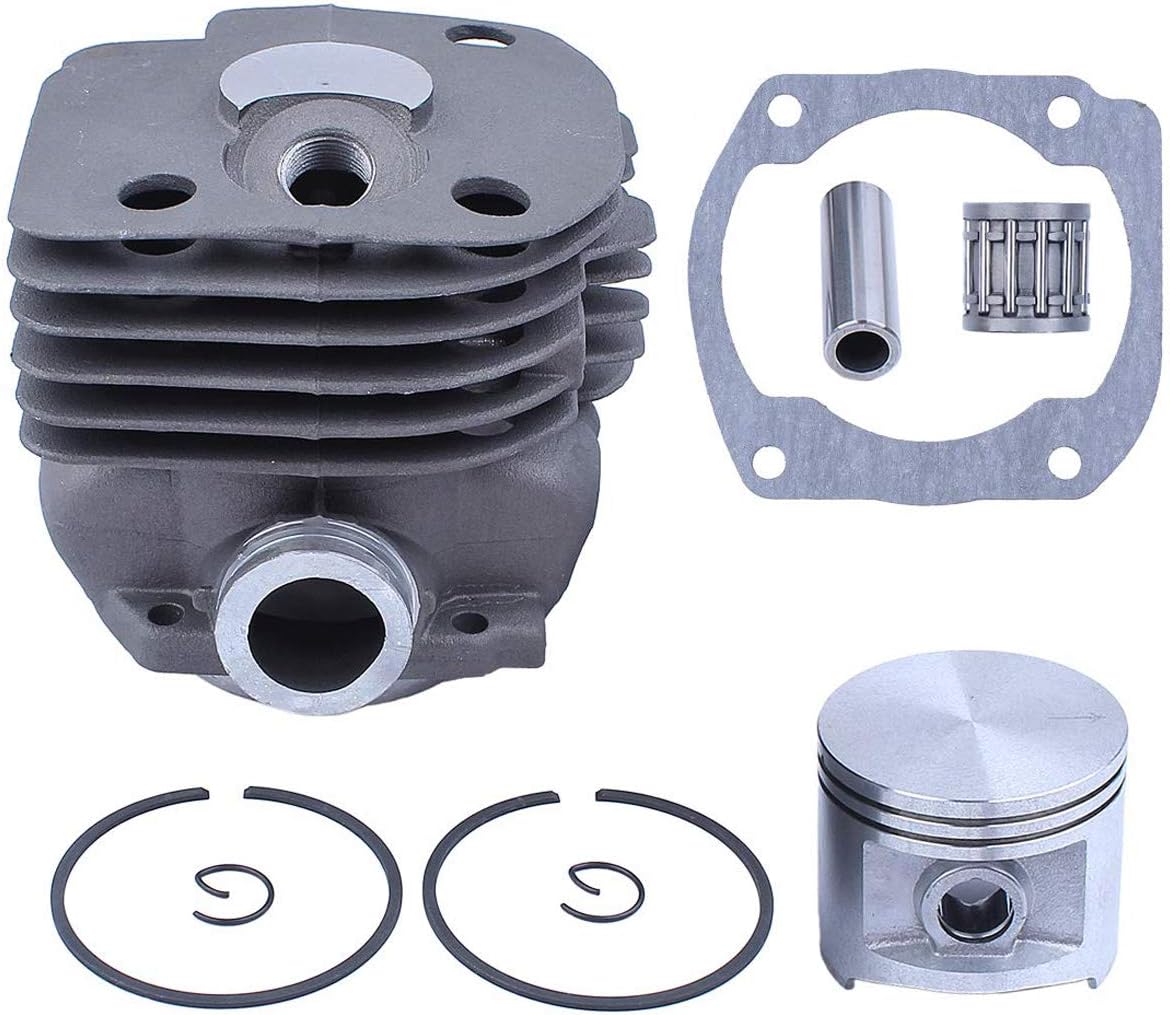 Amazon.com : Hippotech 50MM Cylinder & Piston Kit Fits Husqvarna 371 ...
