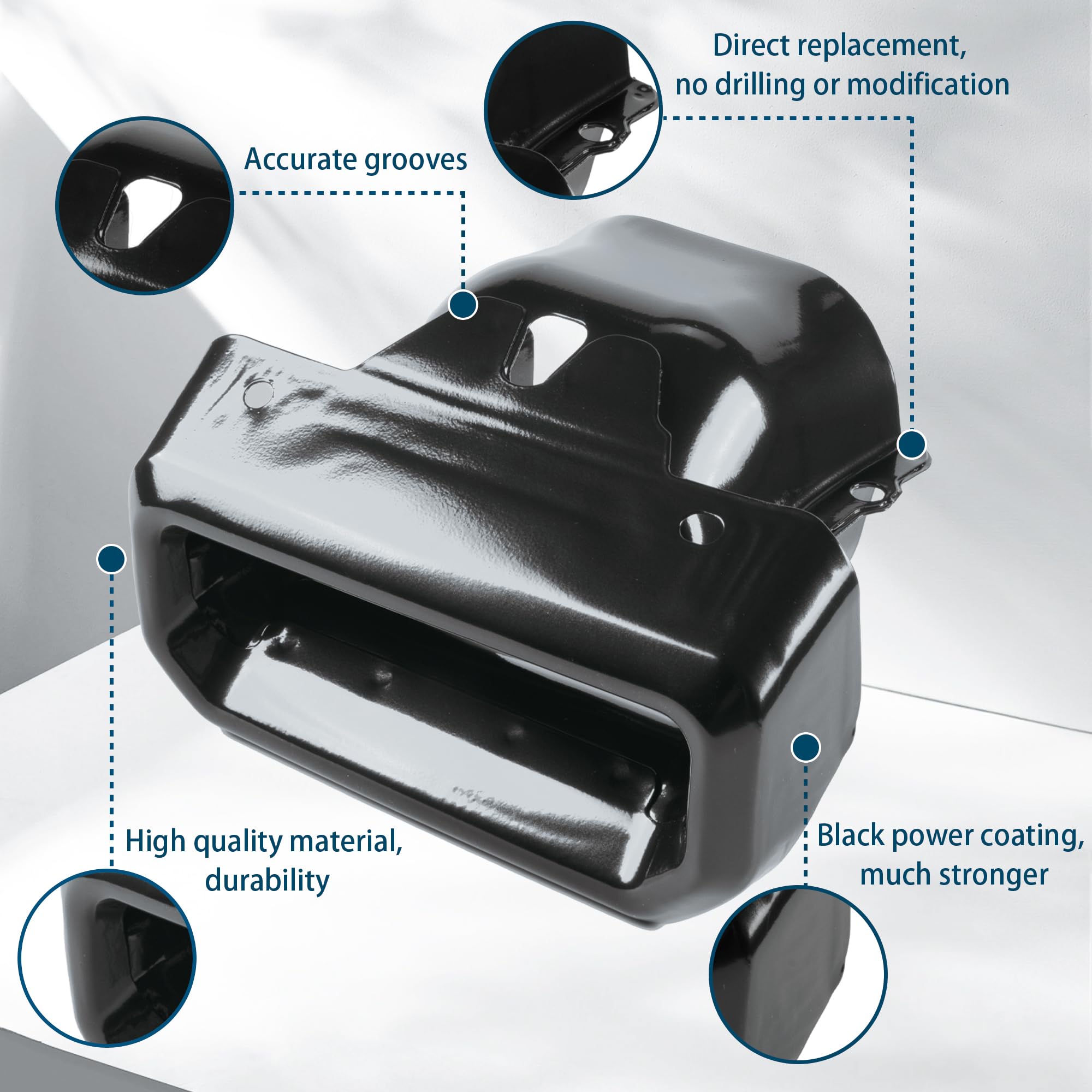 Snapklik.com : Exhaust Tips Bezels Fits For 2019-2024 Chevy Silverado ...