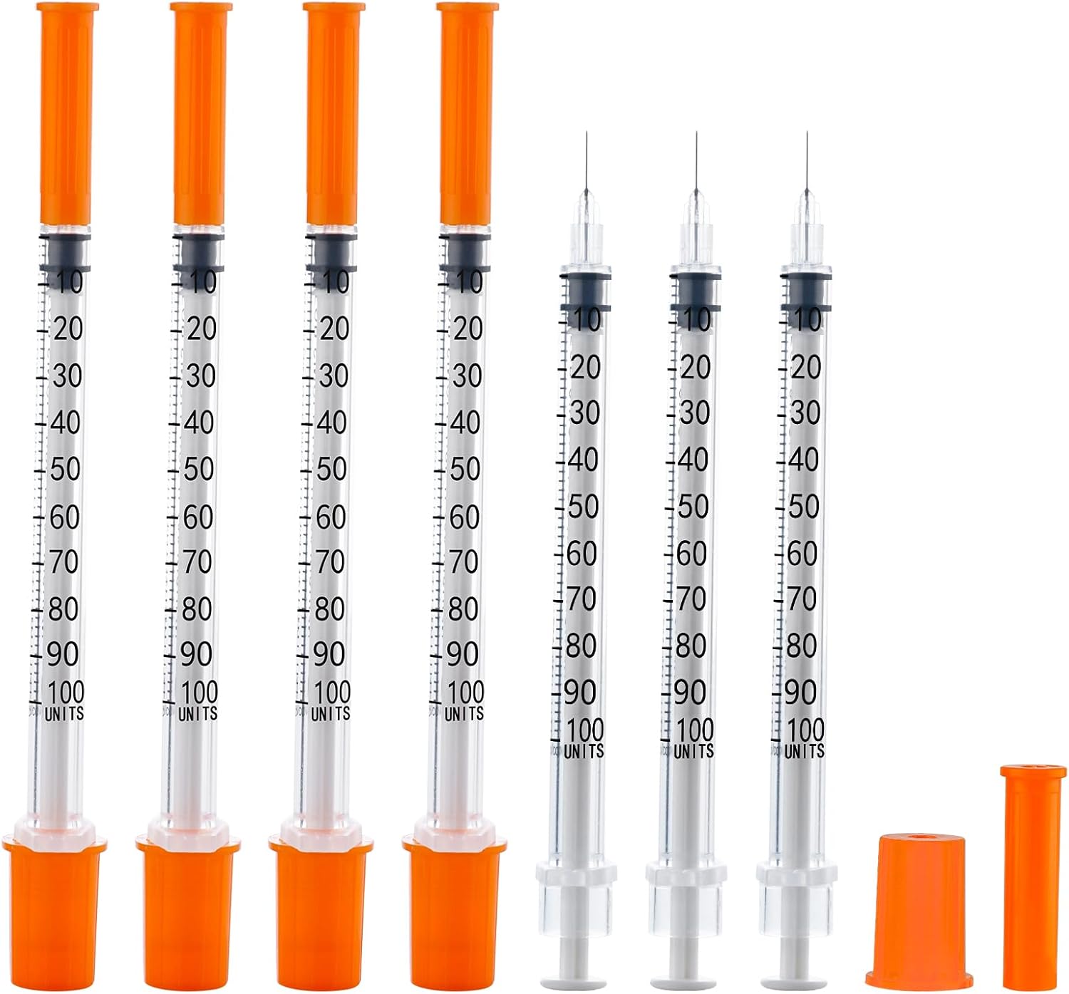 Amazon.com: U-100 31G 1ml Syringe with 31Gauge 1cc 1/4-Inch (6mm ...