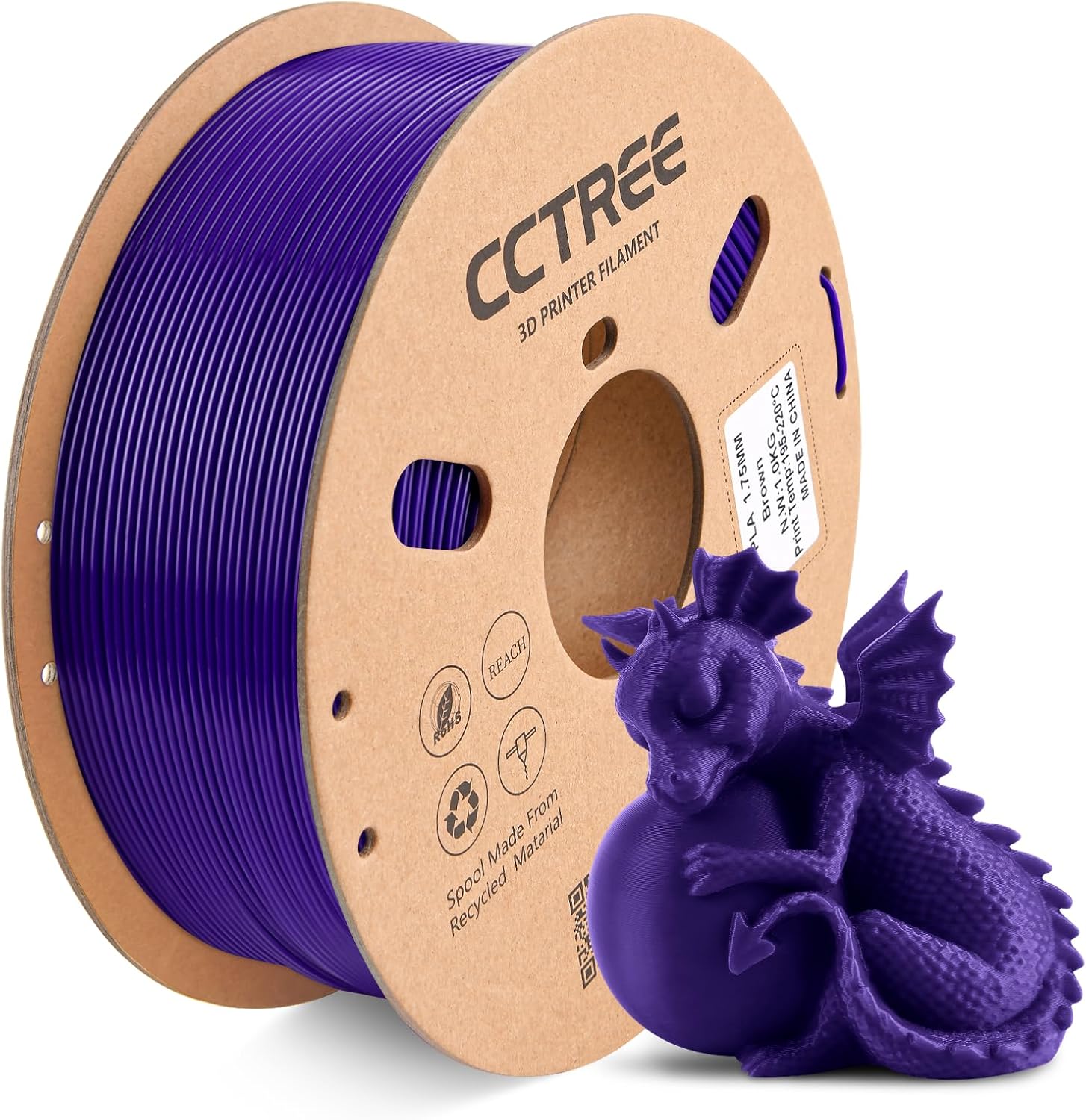 CCTREE PLA+ Filament 1.75mm, Stronger and Toughness 3D Printer Filament ...