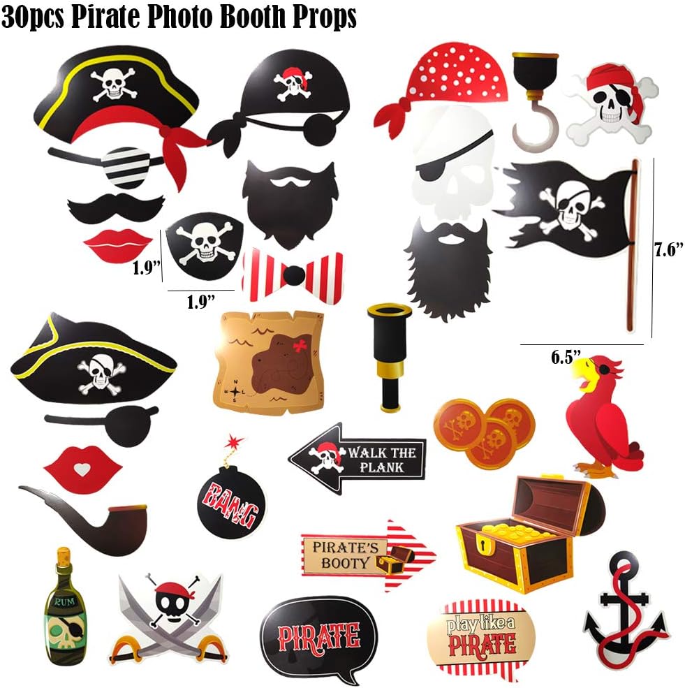 Pirate Party Supplies with 31pcs of Pirate-themed Decorations in Nepal ...
